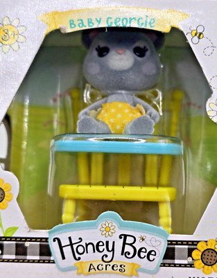 Honey Bee Acres Baby Georgie Bear Cub Fuzzy Figurine Collectible Doll ...
