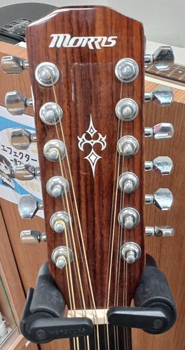 Morris MB-501 Acoustic 12-String Guitar, Solid Spruce Top, Rosewood ...