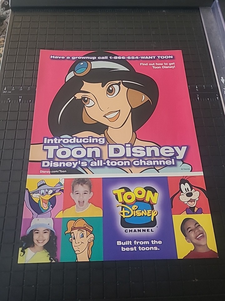 Toon Disney Channel 2001 Print Ad 8x11 Great To Frame | eBay