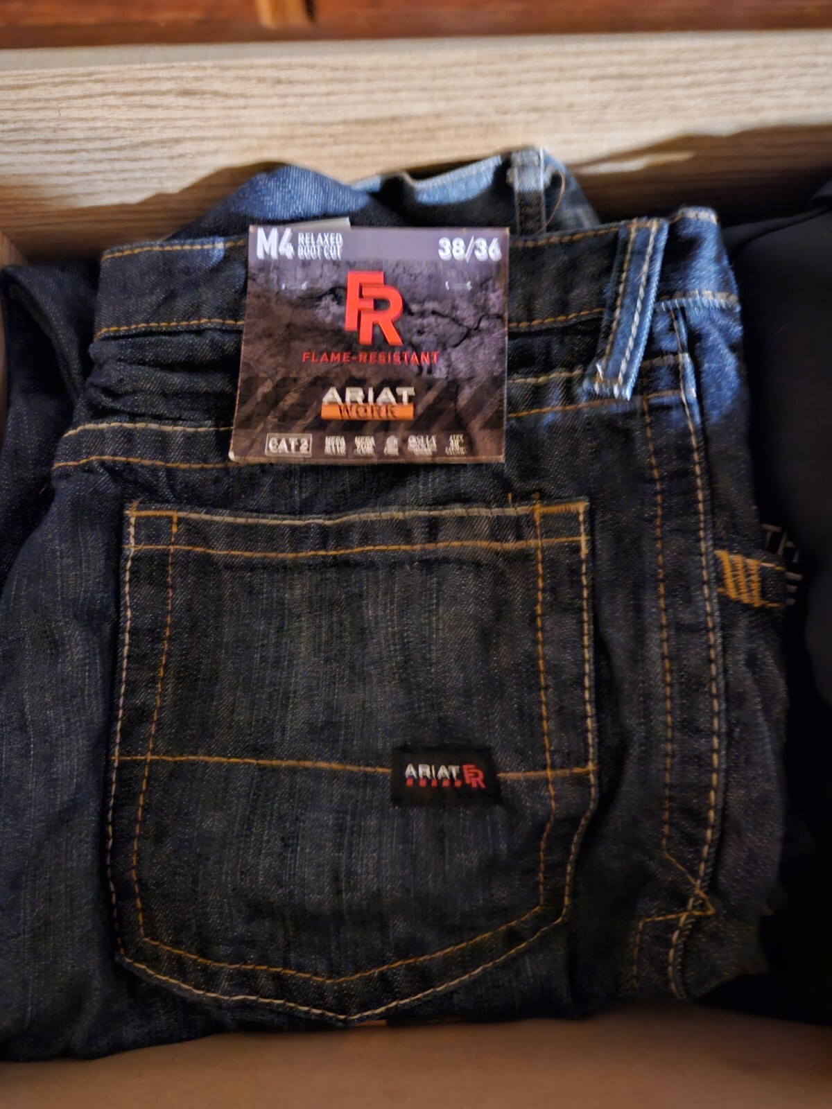 Mens Ariat FR Flame Resistant M3 Jeans Straight Leg Loose Fit Flint 10014449 NWT | eBay