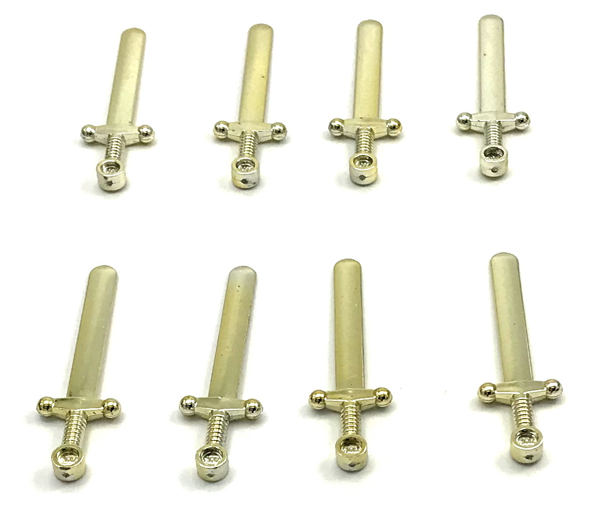 LEGO LOT OF 8 CHROME CHROME SWORDS GREATSWORDS WEAPONS PIECES | eBay