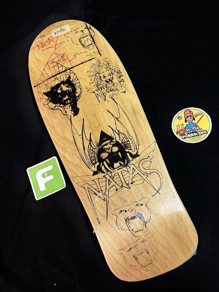 SUPER RARE Wes Humpston Natas Kaupas Sketches Designarium Skateboard ...