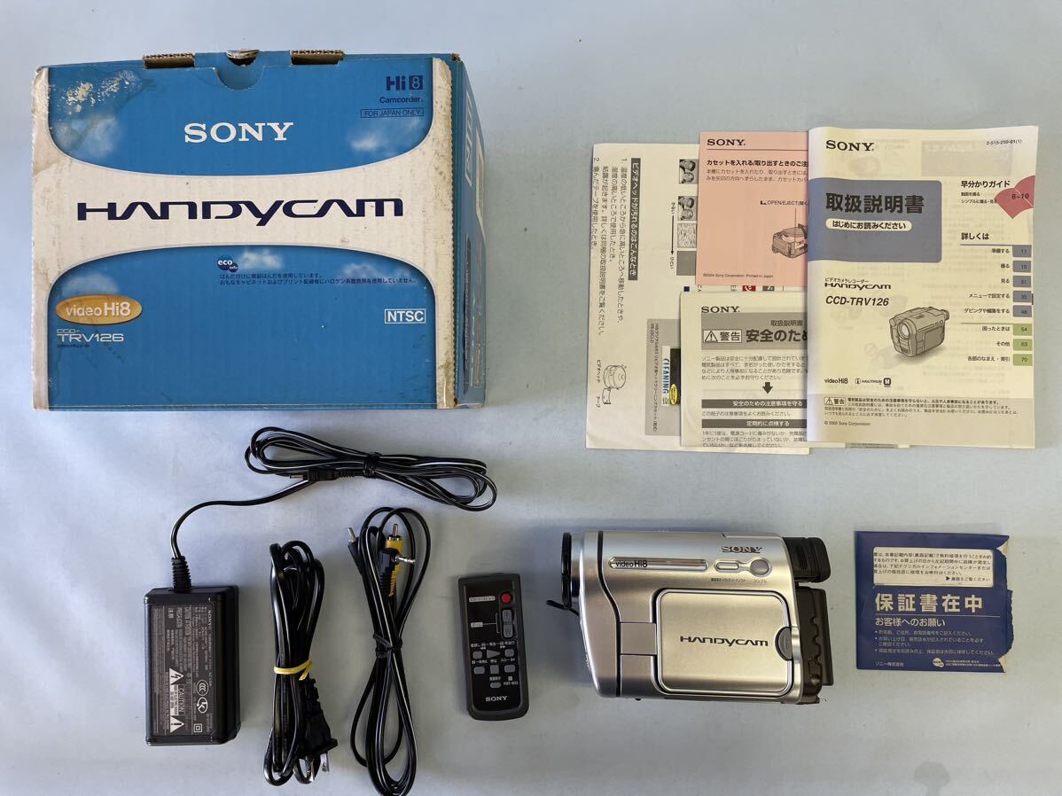 SONY CCD-TRV126 Handycam Video Camera Rare | eBay SONY CCD-TRV126 Handycam Video Camera Rare | eBay