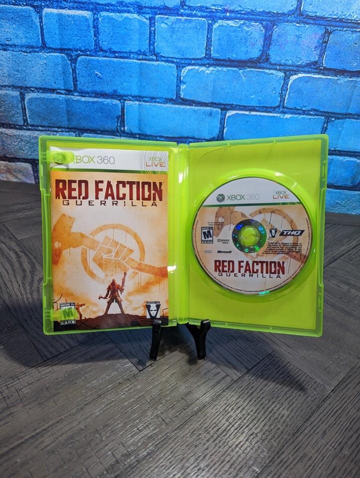 Red Faction: Guerrilla (Microsoft Xbox 360, 2009) Game, Case ...