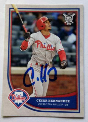 Cesar Hernandez Autograph Rare Philadelphia Phillies | eBay