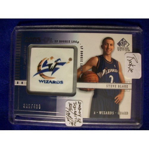 2003-04 SP Signature Edition 325/499 #137 Steve Blake RC WASHINGTON ...