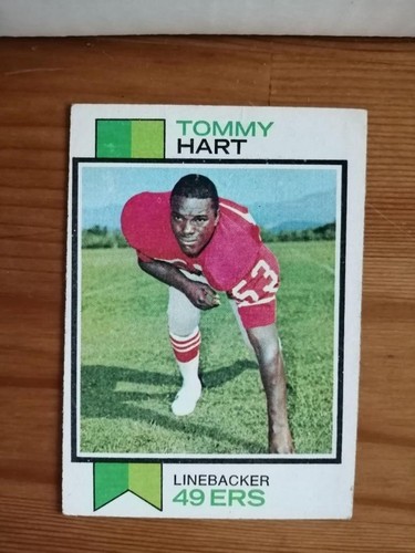 TOMMY HART 1973 Topps Football #291 FREE SHIPPING | eBay