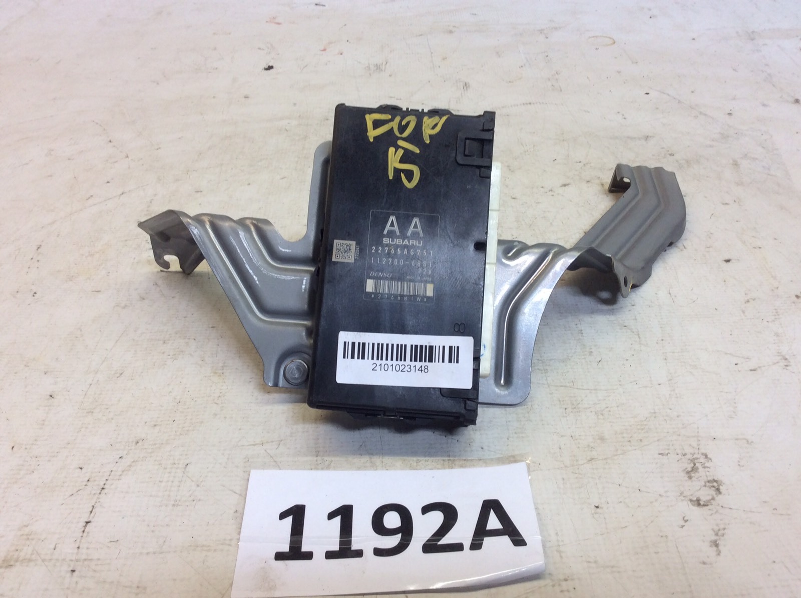 14 15 16 SUBARU FORESTER EGI CONTROL MODULE UNIT COMPUTER OEM 1192A S ...