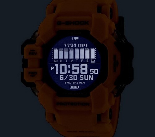 Casio G-Shock GPRH1000-9 RANGEMAN MASTER OF G-LAND Solar Heart Rate ...