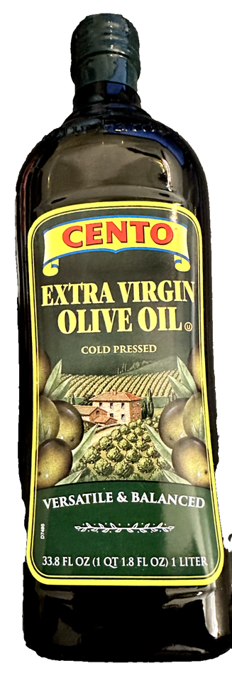 Imported from Italy - Extra Virgin Olive Oil (CENTO) 1 liter glass ...