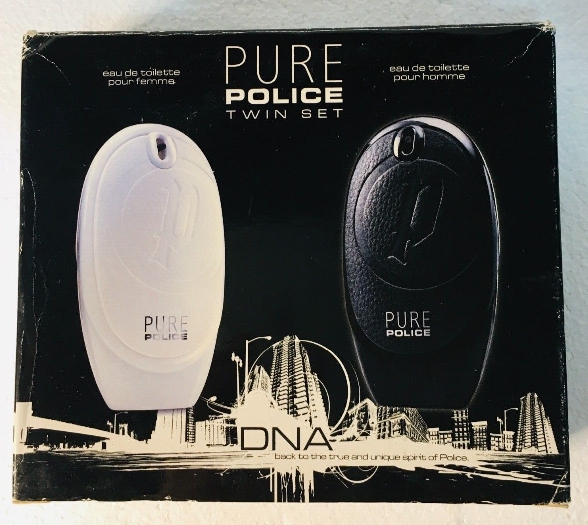 Pure Police Pure DNA Homme/Femme Twin Set EdT 2x50ml New in Unsealed ...