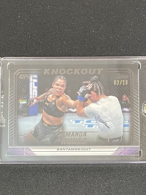 RARE 2024 Topps UFC Knockout Amanda Nunes #24 2/10!! | eBay