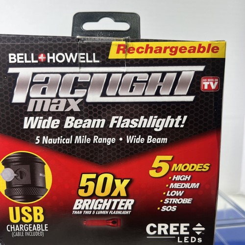 Bell and Howell Taclight Max Handheld Flashlight - Black for sale ...