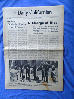 The Daily Californian August 5, 1969 | eBay