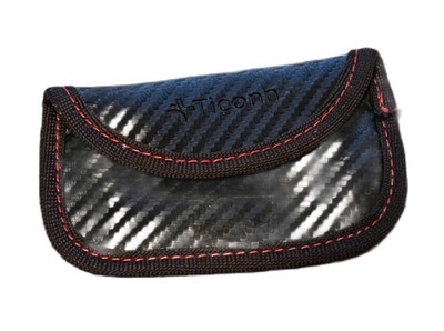 Ticonn Bag for Key Fob Cage Protector Car RFID Signal Blocking Holder ...