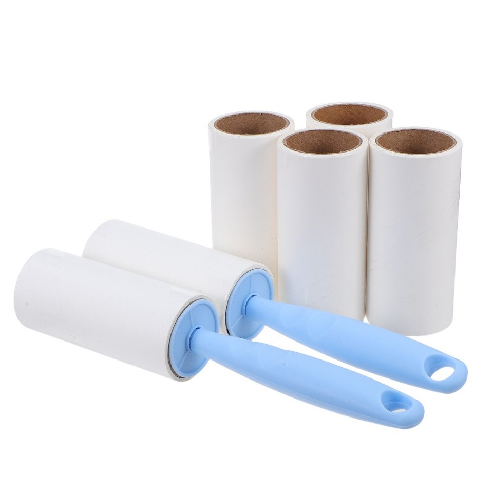 8pcs Pet Lint Roller With Refill Sheets - Sticky Broom Cat And Dog Hair ...