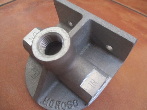 MOROSO REMOTE OIL FILTER MOUNT BRACKET HOT RAT ROD GASSER CUSTOM DRAG ...