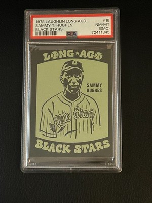 1978 Laughlin Long Ago Black Stars #15 Sammy Hughes PSA 8 (MC) | eBay