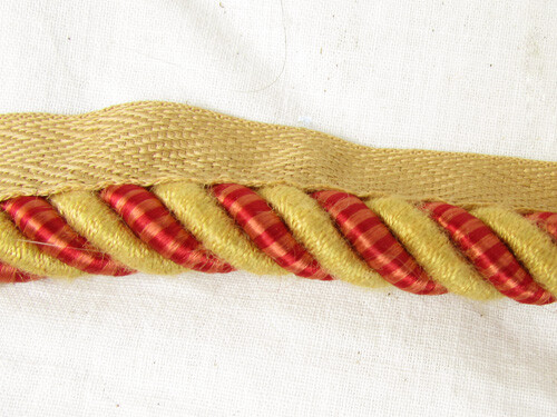 Twisted lip piping cord sewing trims for pillows upholstery crafts ...