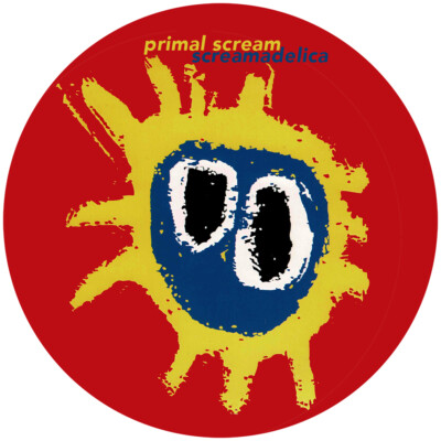 Primal Scream. Repro record label sticker. Screamadelica | eBay UK