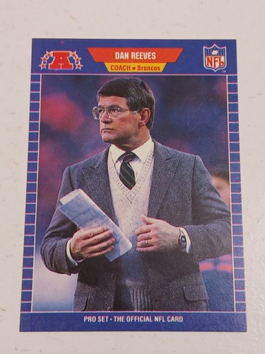 Dan Reeves Denver Broncos 1989 Pro Set Card #114 | eBay