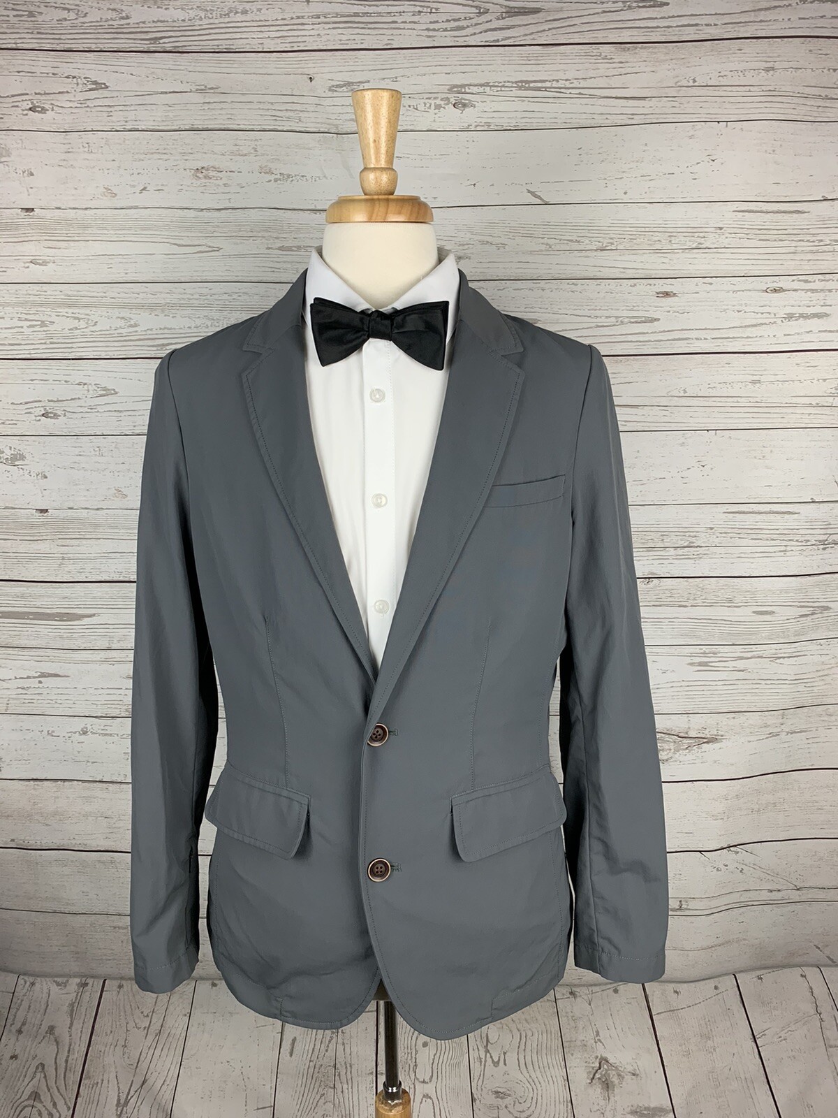 Rohan Gray Two Button Journal Semiformal Jacket Mens Size 40R 100% ...