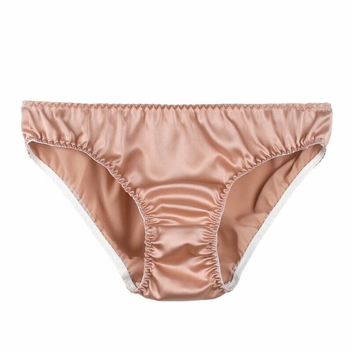 2 Pairs/lot Womens 100% Silk Panties Seamless Underwear Summer Knickers ...