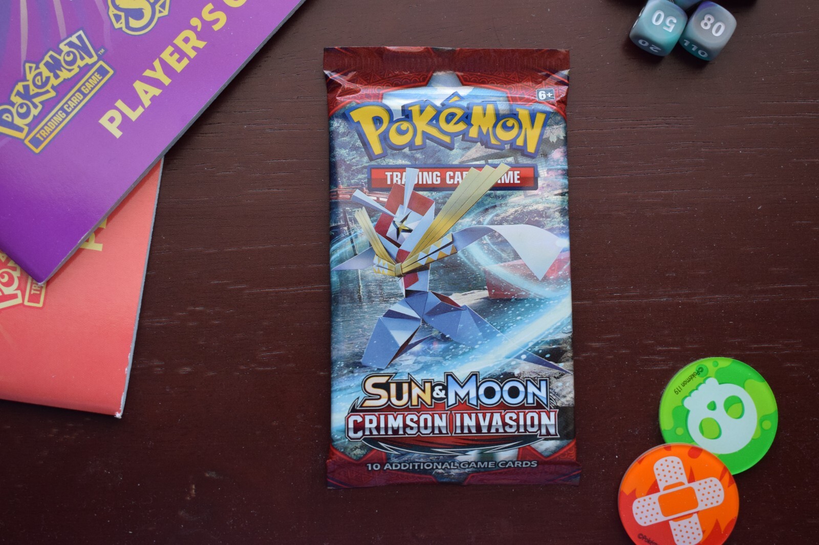Pokemon Sun & Moon Crimson Invasion Booster Pack TCG Factory Sealed ...
