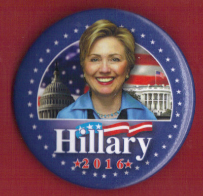 2016 Hillary Clinton 2-1/4" / "N.G. Slater" Presidential Campaign ...