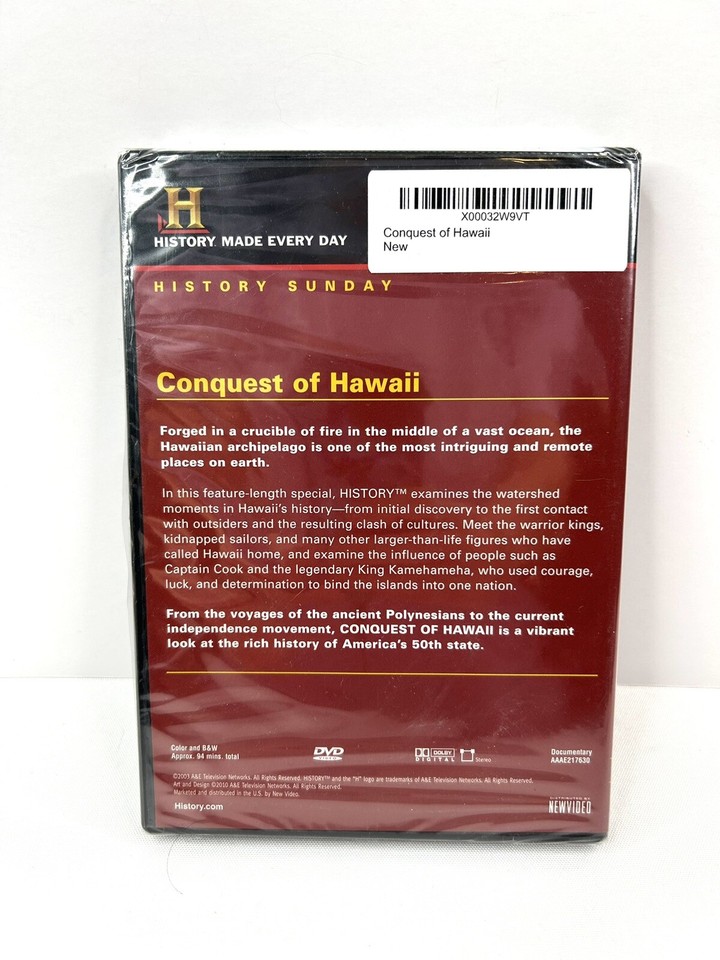 The History Channel: Conquest of Hawaii (DVD, 2002) NEW | eBay