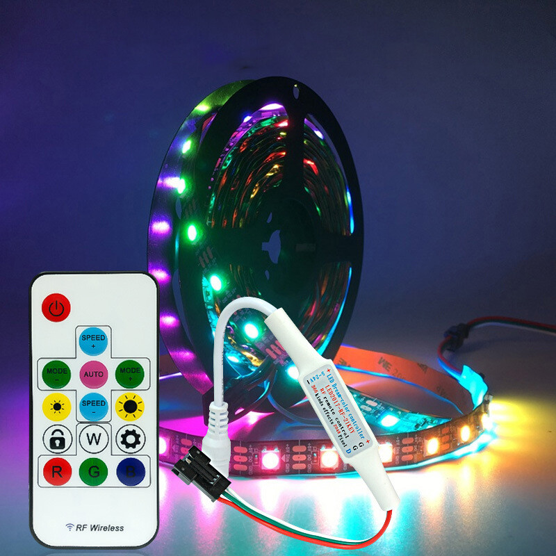 14 Key DC 5 24V RGB Wireless Remote Controller RF LED Controller WS2812 ...