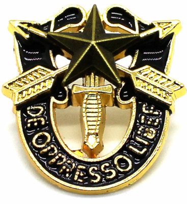 Special Forces Crest DI Pin US Army SF STAR SOG Insignia GOLD Lapel | eBay