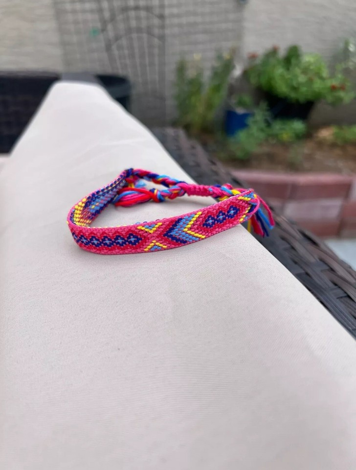 Woven Friendship Bracelets Handmade Braided Rope Wrist String Chain ...
