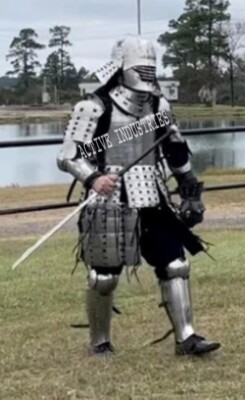 Medieval Armor Japanese Samurai Full Body Armor Costume 18Ga Steel ...