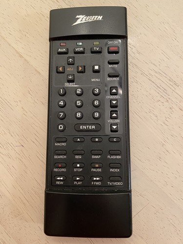 Vintage ZENITH TV / VCR Remote Control 343 14-960E | eBay