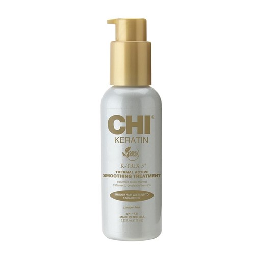 CHI Keratin K-Trix 5 Smoothing Treatment, Hair Serum 3.92 Fl Oz (Pack ...