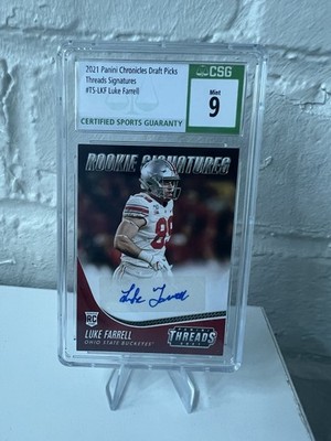 2021 Panini Chronicles DP - Rookie Signatures Luke Farrell #TS-LKF (AU ...