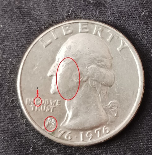 1776 -1976 Bicentennial Washington Drummer Boy Quarter error Coin | eBay