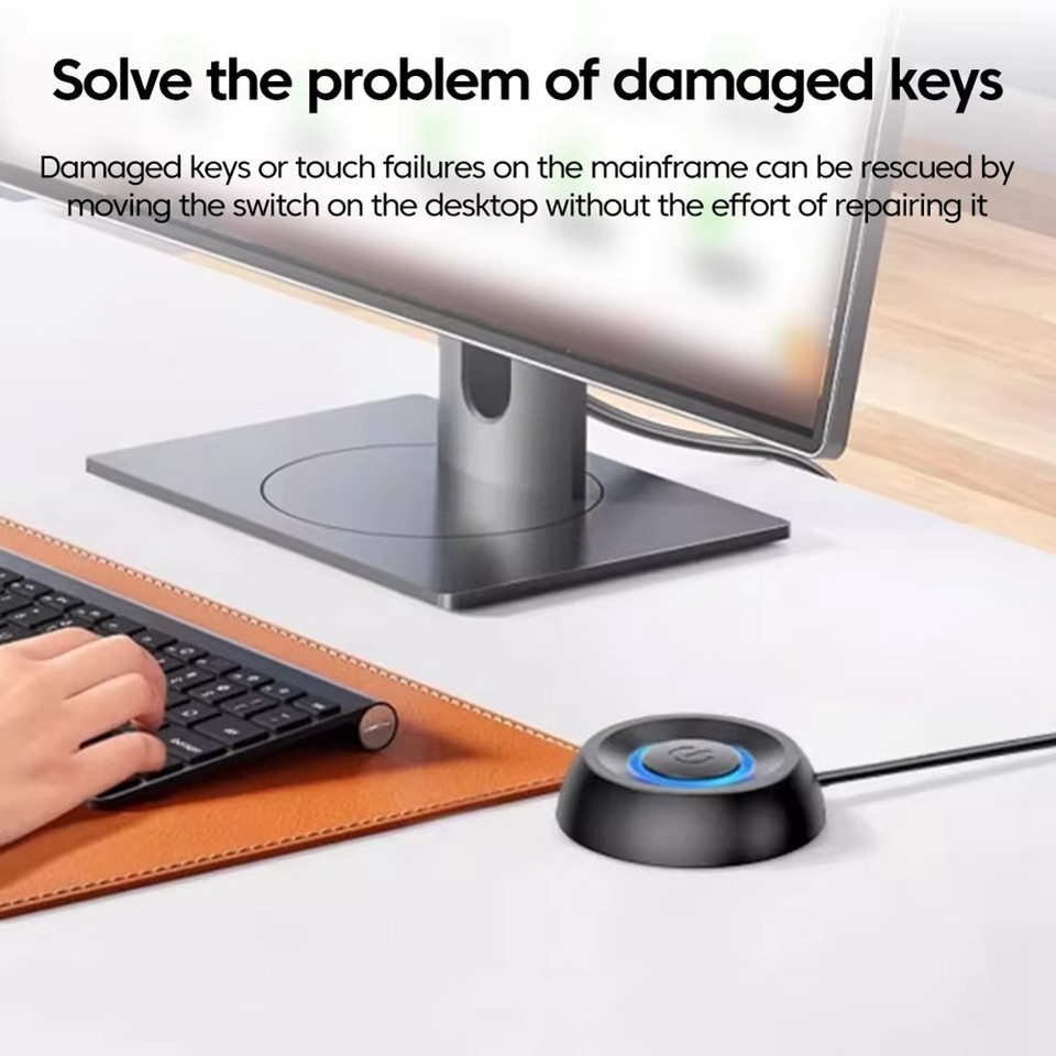 Computer Desktop 1.8m PC Motherboard External LED Light Button ...