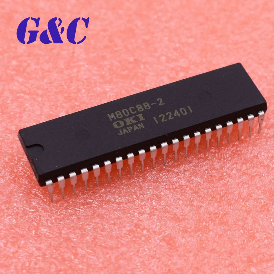 5PCS M80C88-2 80C88 80C88-2 40PINS 8-Bit CMOS MICROPROCESSOR OKI IC | eBay