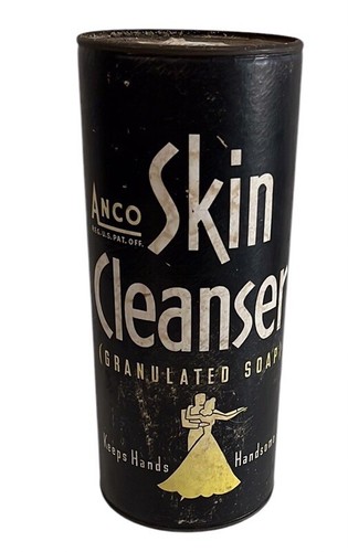 Vtg 1940 ANCO Skin Cleanser Granulated Soap~Dancing Couple~Movie Prop ...