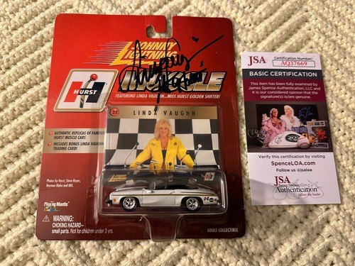 Linda Vaughn Signed 1:64 Diecast JSA Authenticated COA Miss Hurst ...