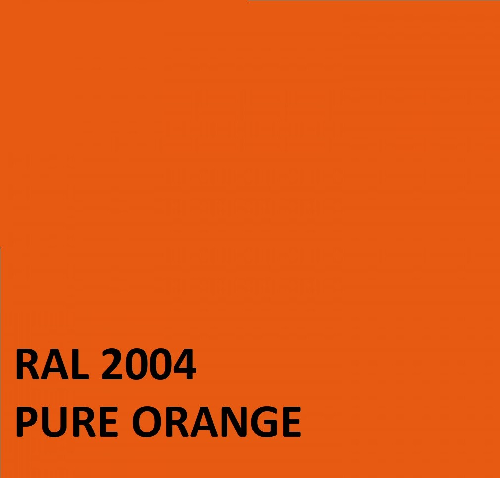 RAL PURE ORANGE RAL2004 Agricultural Tractor Machinery Enamel Gloss ...