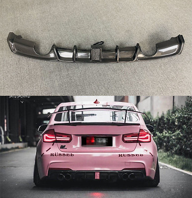 For BMW F30 320i 325i 328i 335i M Sport Rear Tail Diffuser Body Kit ...