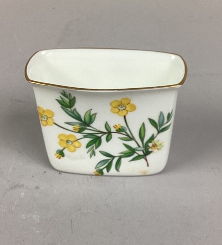 Vintage Minton Meadow Toothpick Holder With Gold Trim - Bone China ...