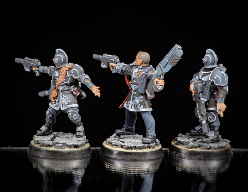 Pro Painted Warhammer 40k Voidsmen (x3) Guardsmen For Necromunda | eBay