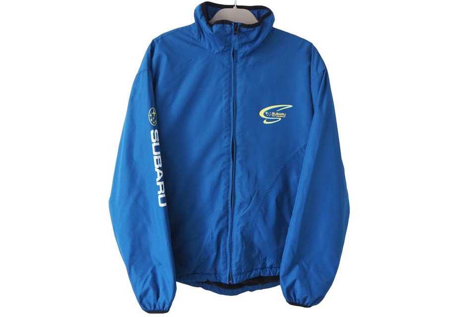 Vintage SUBARU Rally Team Jacket big logo Size M Racing Sport 00s ...