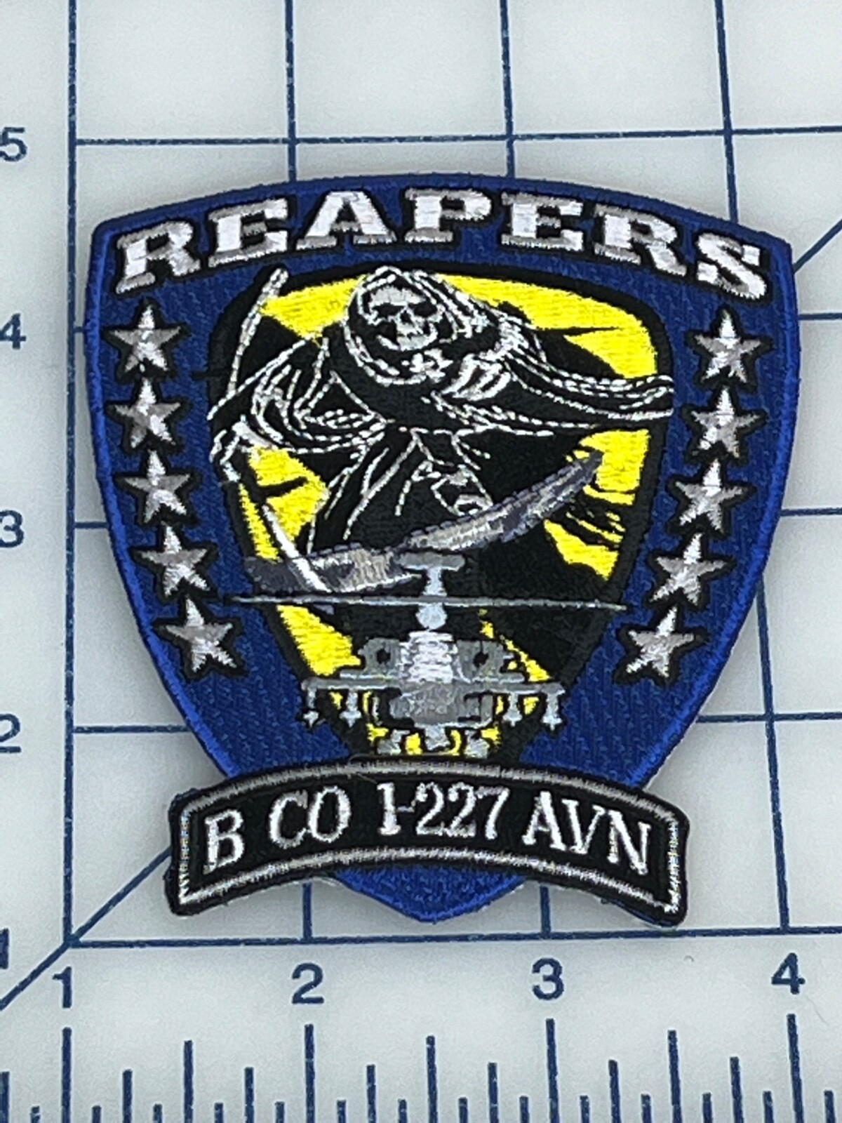 Army Aviation B Co. 1st Bn 227th Aviation REAPERS Squadron Patch | eBay
