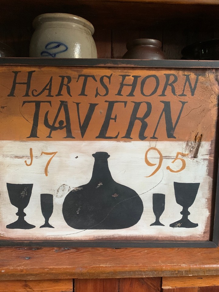 Primitive, Colonial, Early American, Wood Tavern Sign | eBay