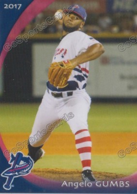 2017 Pensacola Blue Wahoos Angelo Gumbs RC Rookie Cincinnati Reds | eBay